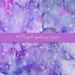 Purple Galaxy Digital Paper, Galaxy Pattern, Purple Watercolor, Unicorn ...