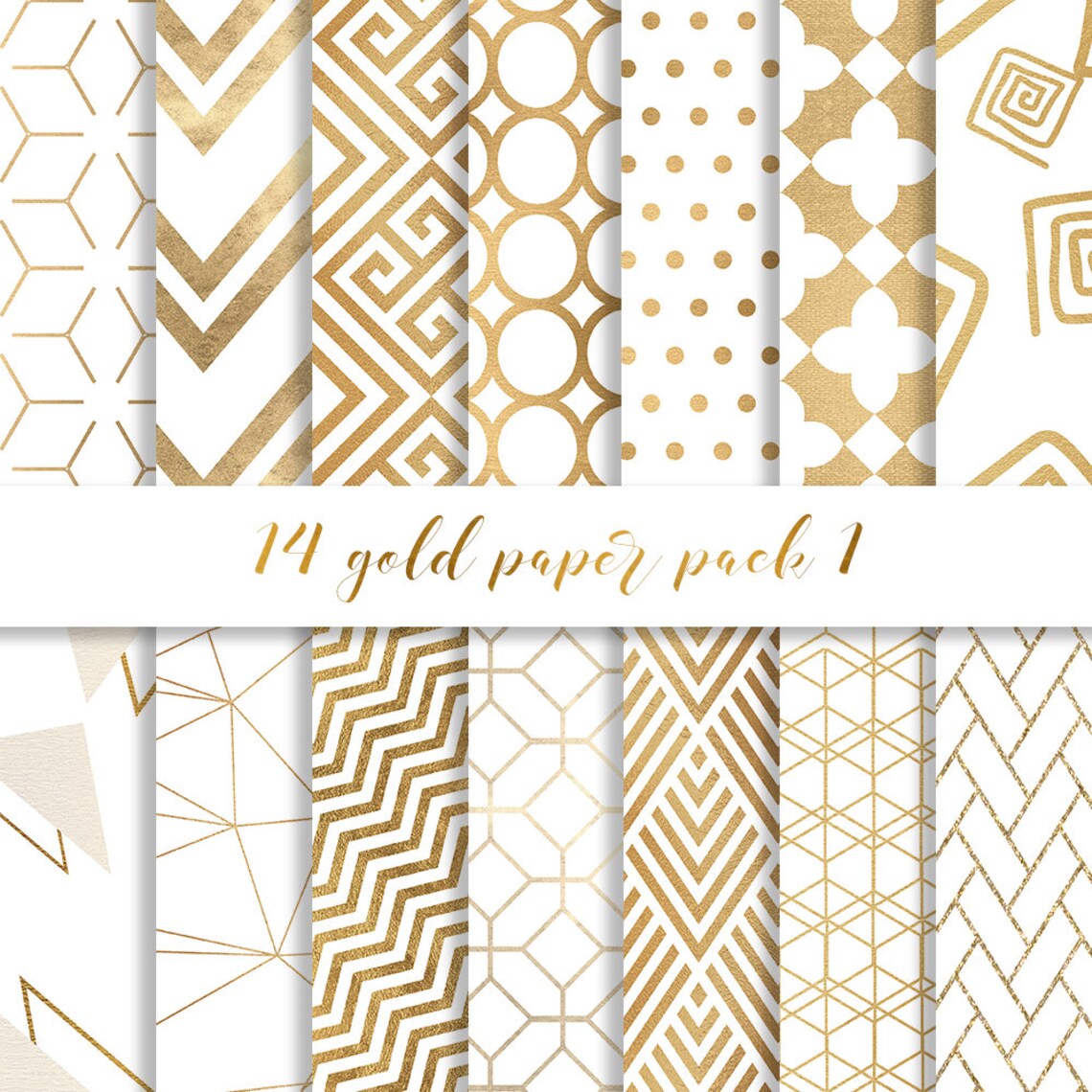 Gold Digital Paper 1 Gold Paper Glitter Paper Pattern Gold - Etsy