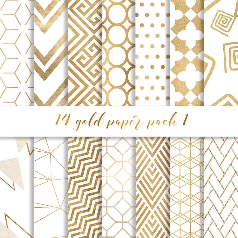 Gold Digital Paper 1 Gold Paper Glitter Paper Pattern Gold - Etsy New ...