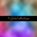 Gradient Metallic Foil Digital Paper, Colored Foil, Gradient Background ...
