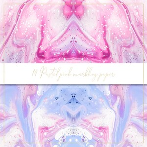 Pastel Pink Marbling Digital Paper, Pastel Marble Background ...