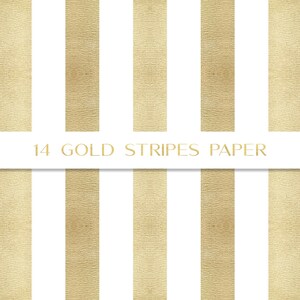 Gold Stripes Digital Paper, Seamless Paper, Gold Pattern Paper, Stripes ...