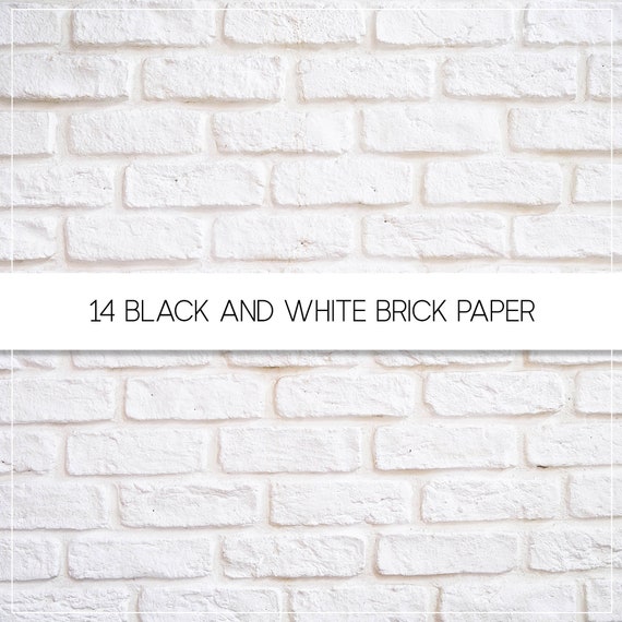 White Brick Background Texture