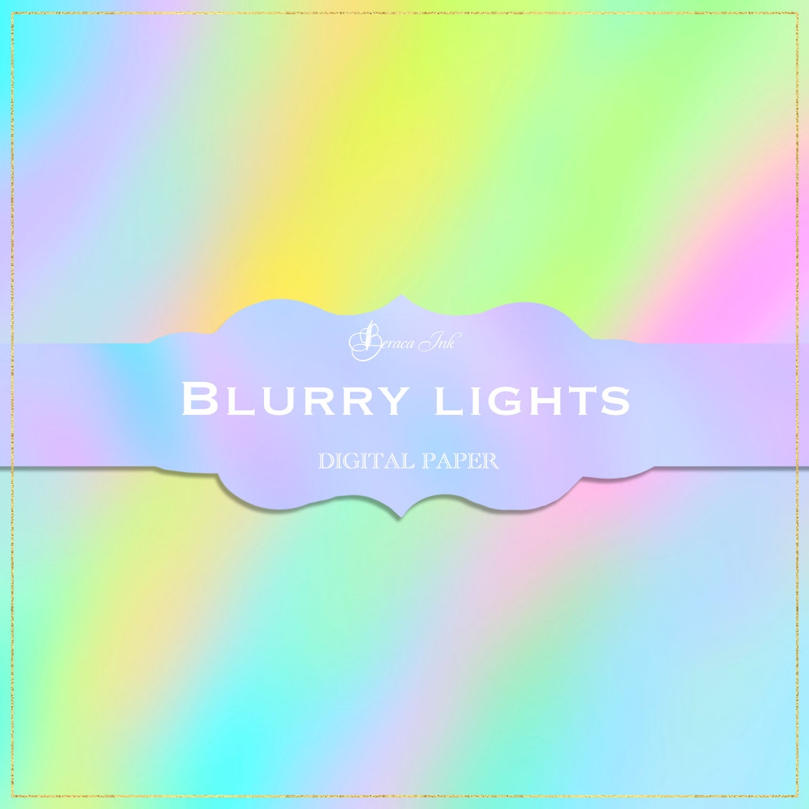Blurry Lights Digital Paper Gradient Pattern Colorful - Etsy