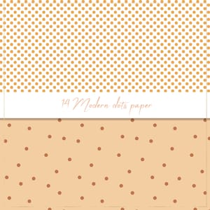 Modern Dots Digital Paper, Polka Dots Seamless Pattern, Confetti ...