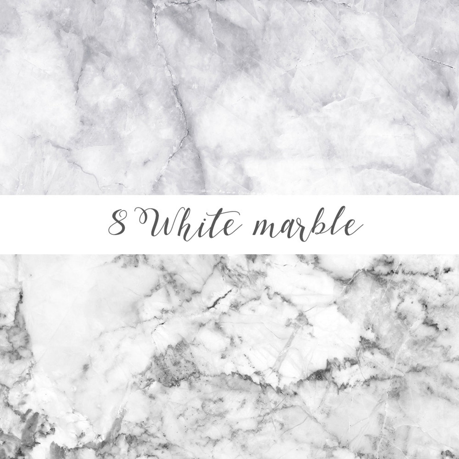 White Marble Digital Paper White Marble Paper Marble Paper - Etsy