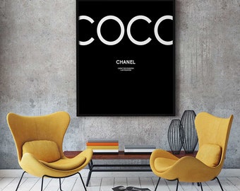 Coco chanel poster | Etsy