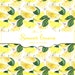 Summer Lemons Digital Paper, Seamless Pattern, Citrus Paper, Lemonade ...