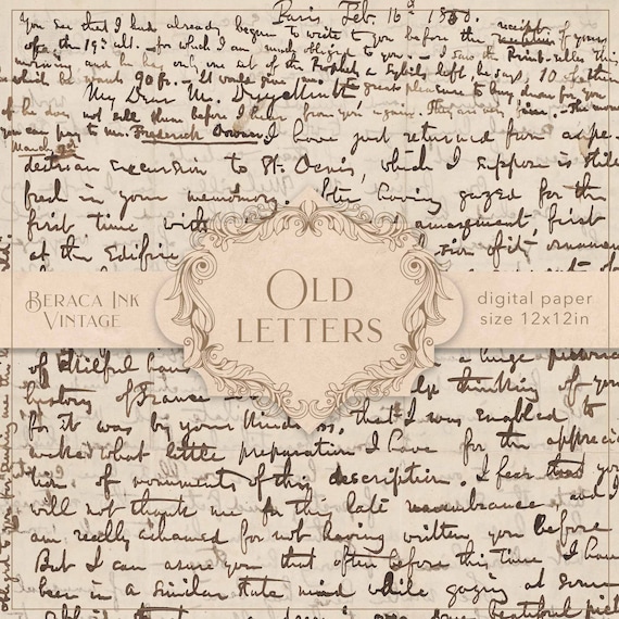 Vintage Letter Backgrounds