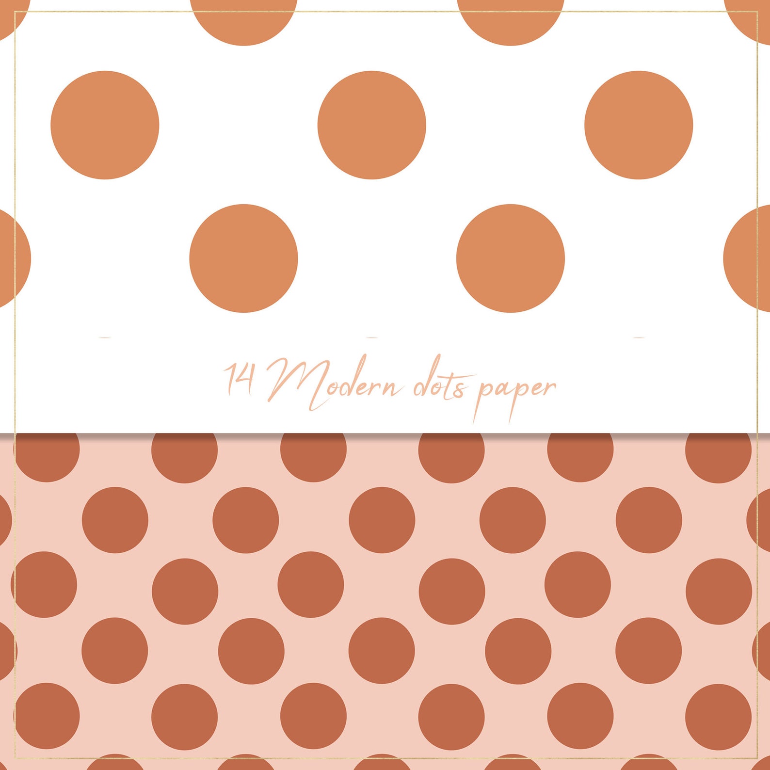 Modern Dots Digital Paper Polka Dots Seamless Pattern - Etsy