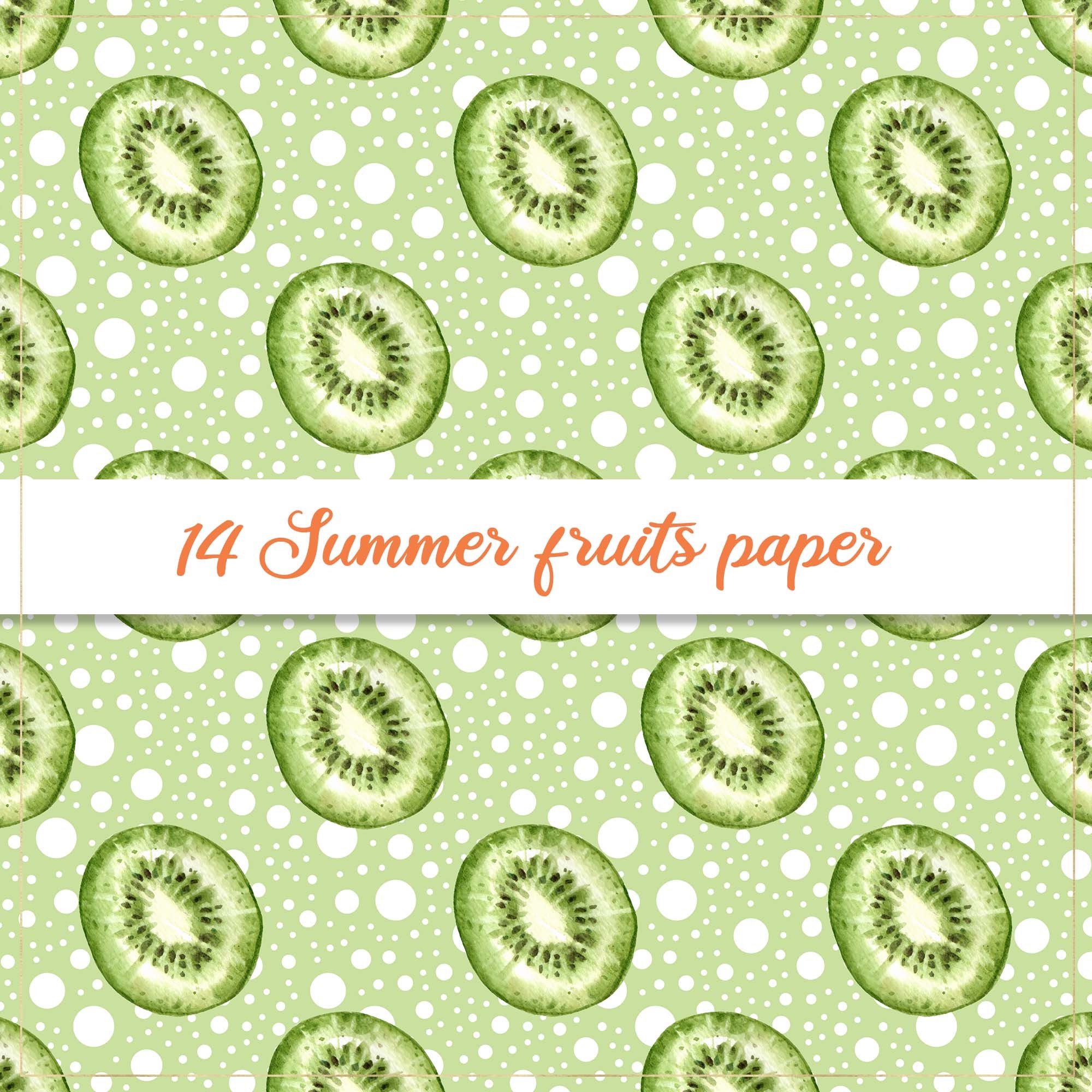 Summer Fruits Digital Paper Seamless Pattern Lemon - Etsy