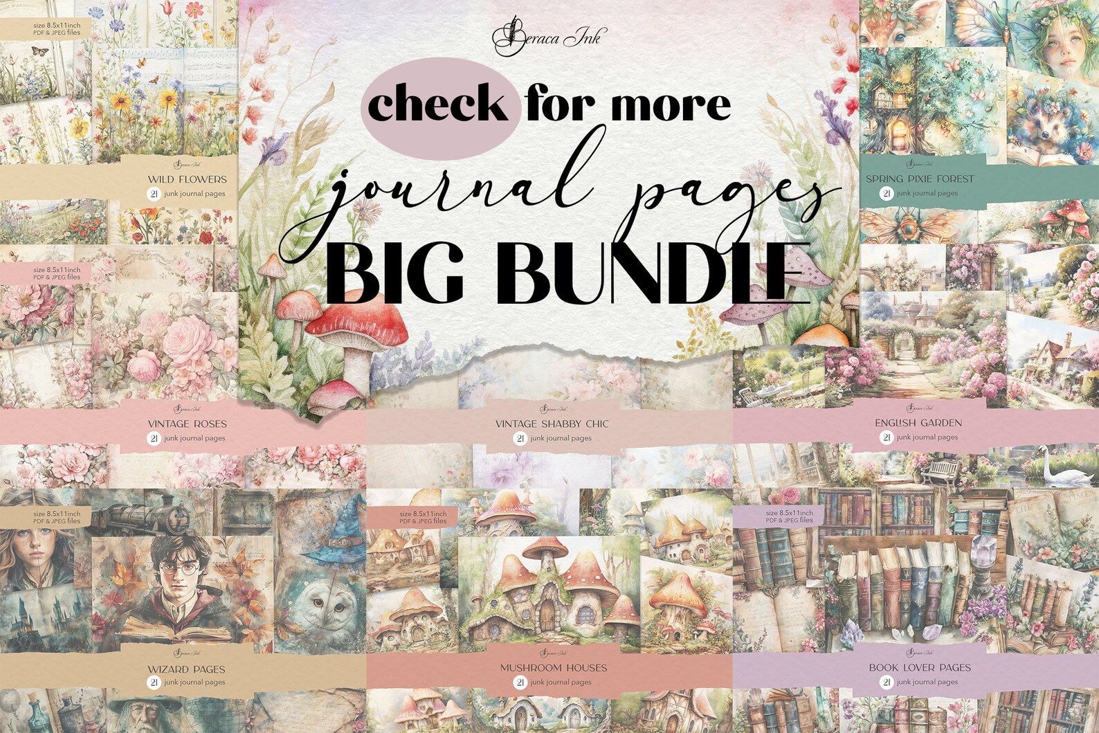 Library Pages Journal Pages, Printable Library Journal, Dark Academia ...