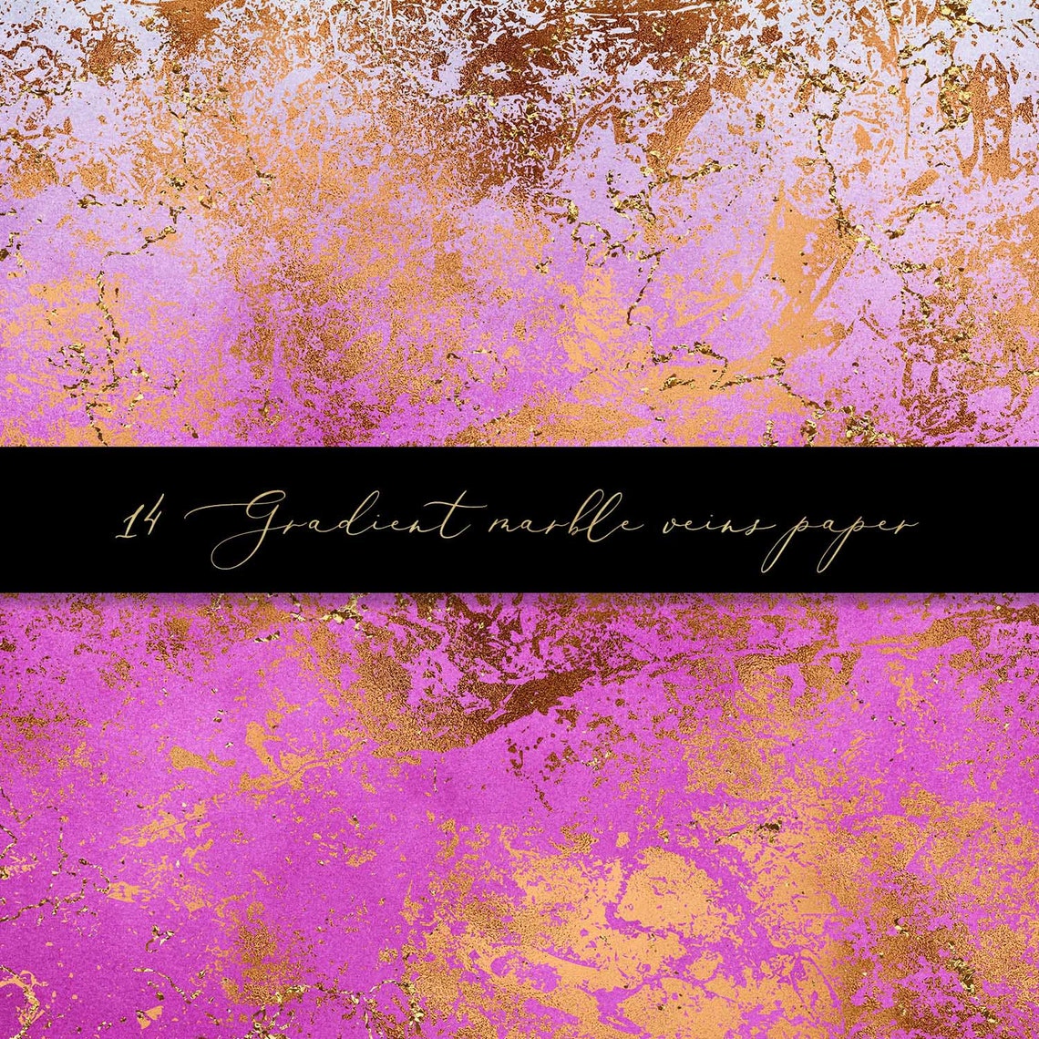 Gradient Gold Marble Digital Paper Gold Marble Veins - Etsy