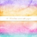 Rainbow Watercolor Digital Paper Ombre Background Rainbow - Etsy