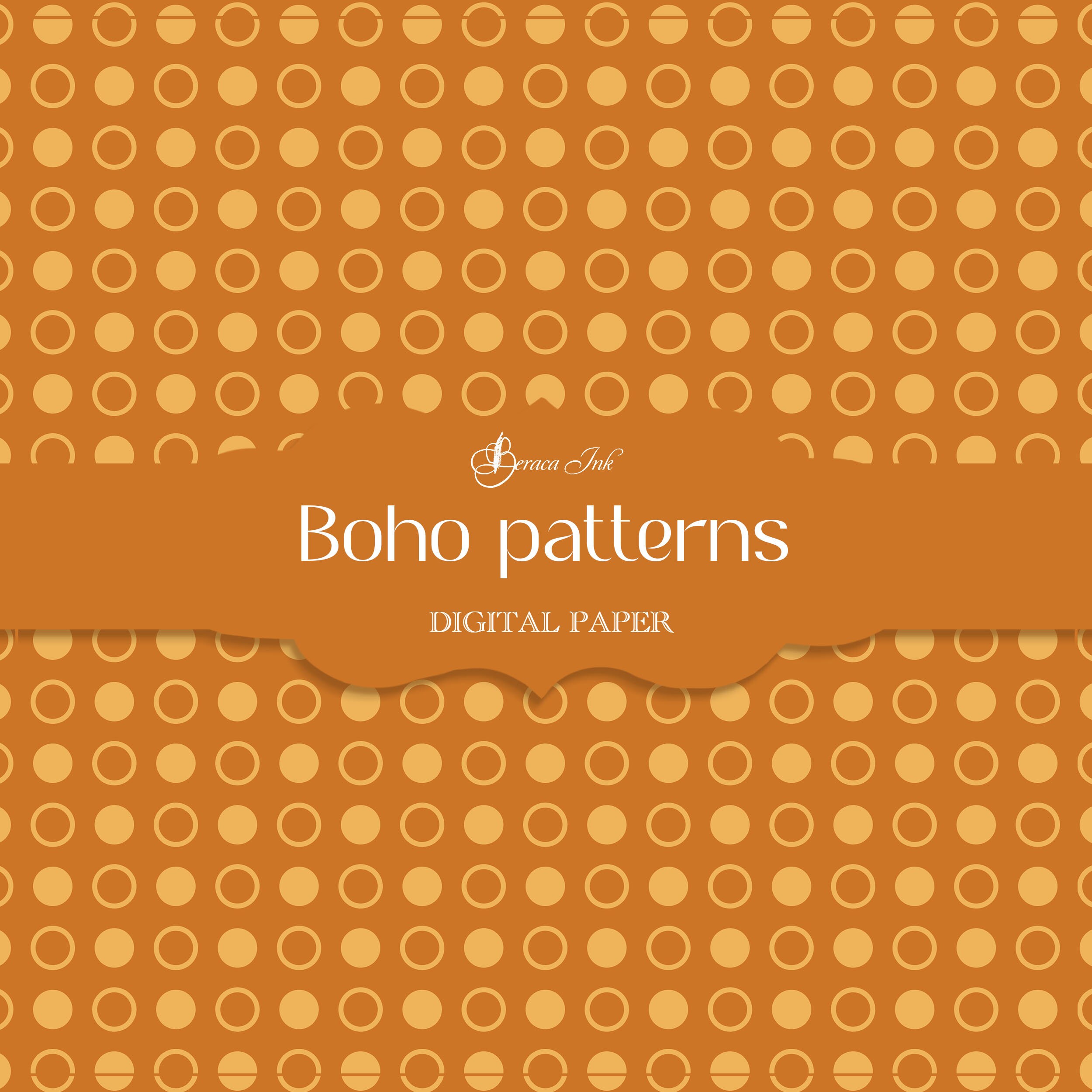 Boho Patterns Digital Paper Seamless Pattern Bohemian Paper - Etsy