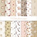 Boho Modern BUNDLE Digital Paper, Boho Flowers, Modern Rainbow ...