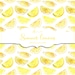 Summer Lemons Digital Paper Seamless Pattern Citrus Paper - Etsy