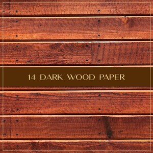Dark Wood Digital Paper, Rustic Wood Textures, Natural Wood Wallpaper ...