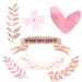 Rose Gold Leaves Clipart Rose Gold Clipart Rose Gold Leaf - Etsy
