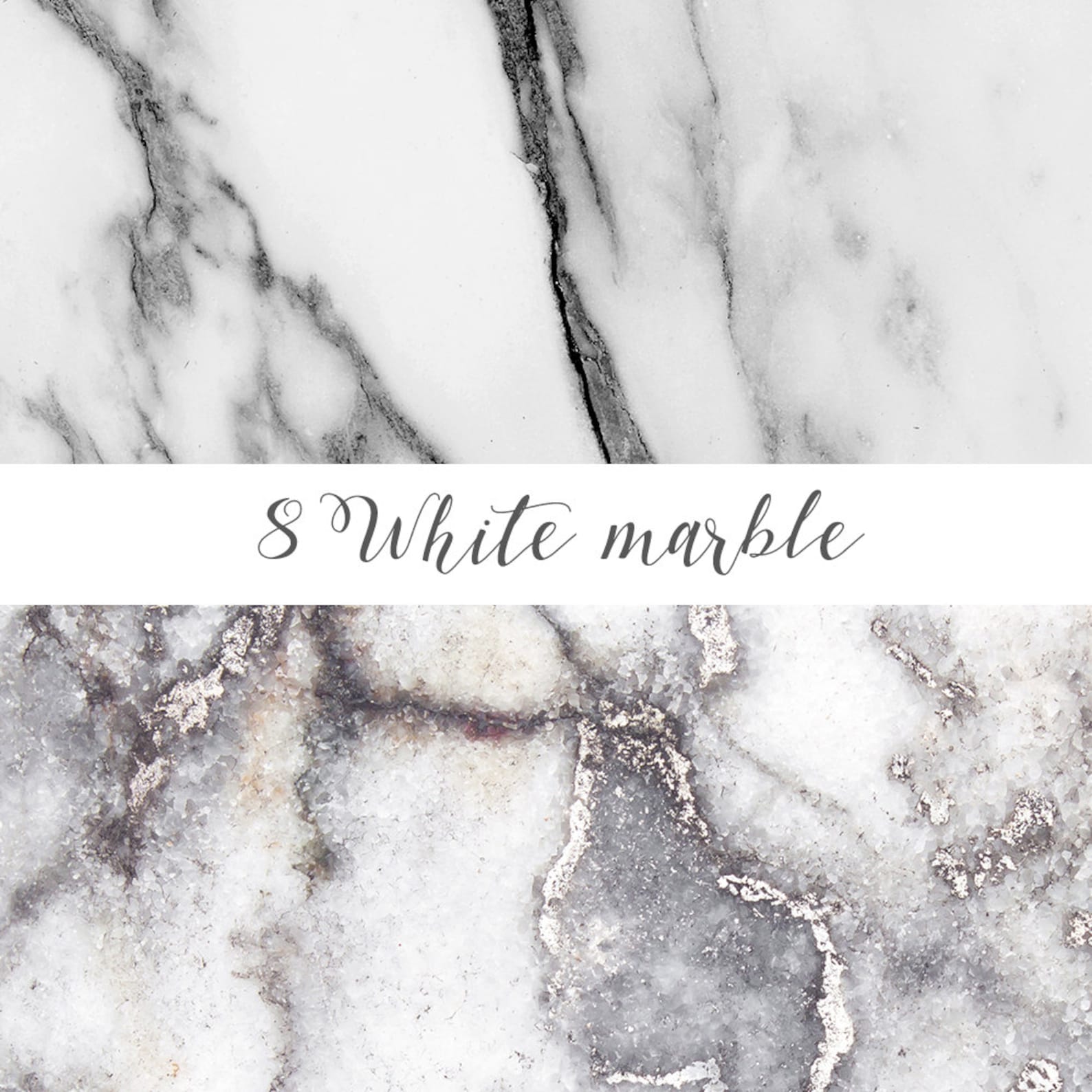 White Marble Digital Paper White Marble Paper Marble Paper - Etsy