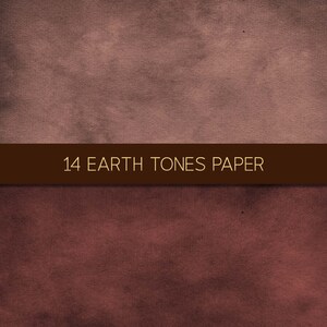 Earth Tones Digital Paper, Neutral Background, Brown Watercolor ...