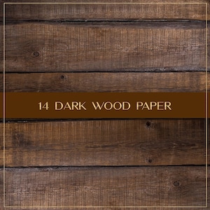 Dark Wood Digital Paper, Rustic Wood Textures, Natural Wood Wallpaper ...