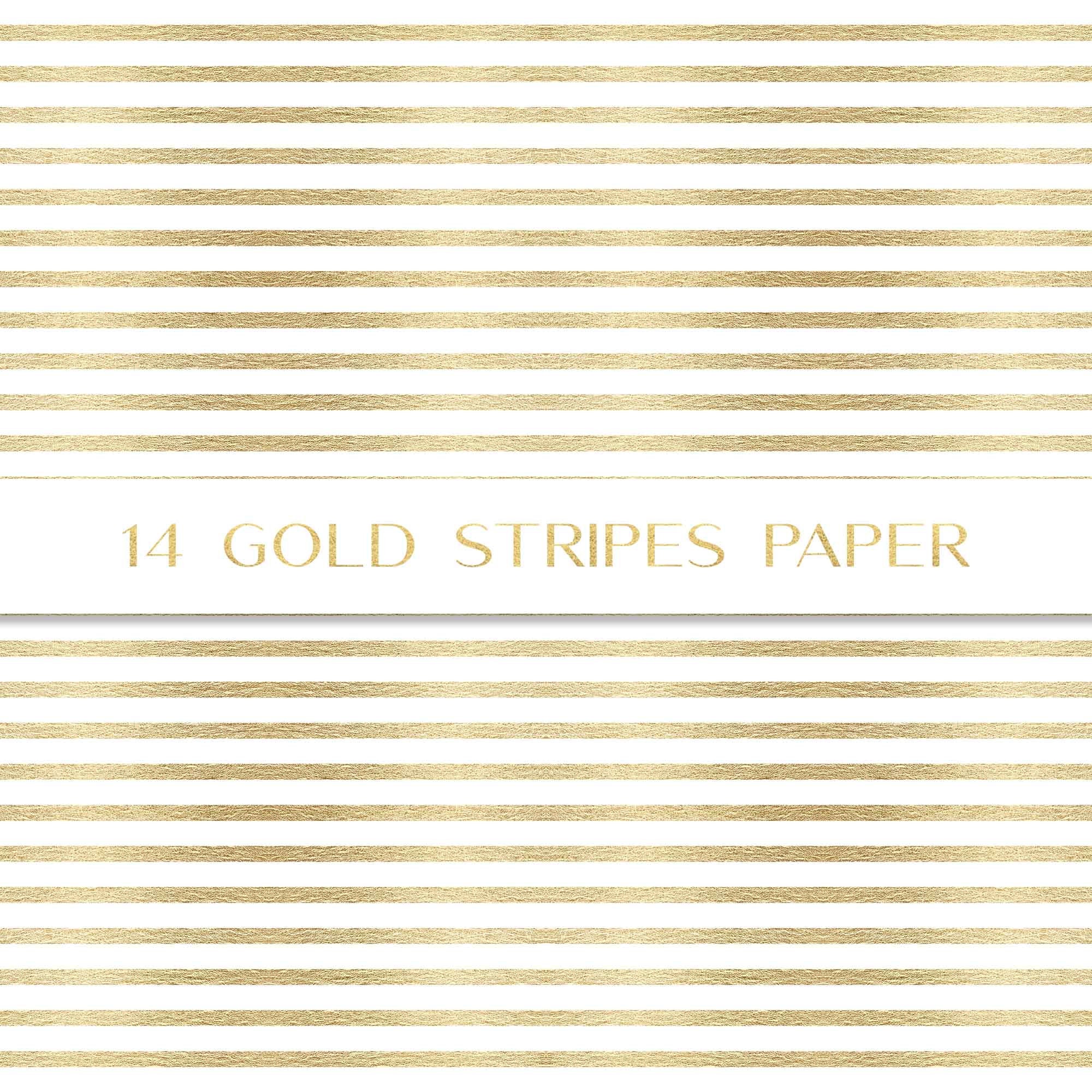 Gold Stripes Digital Paper, Seamless Paper, Gold Pattern Paper, Stripes ...