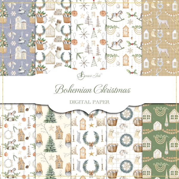 Christmas Paper - Etsy