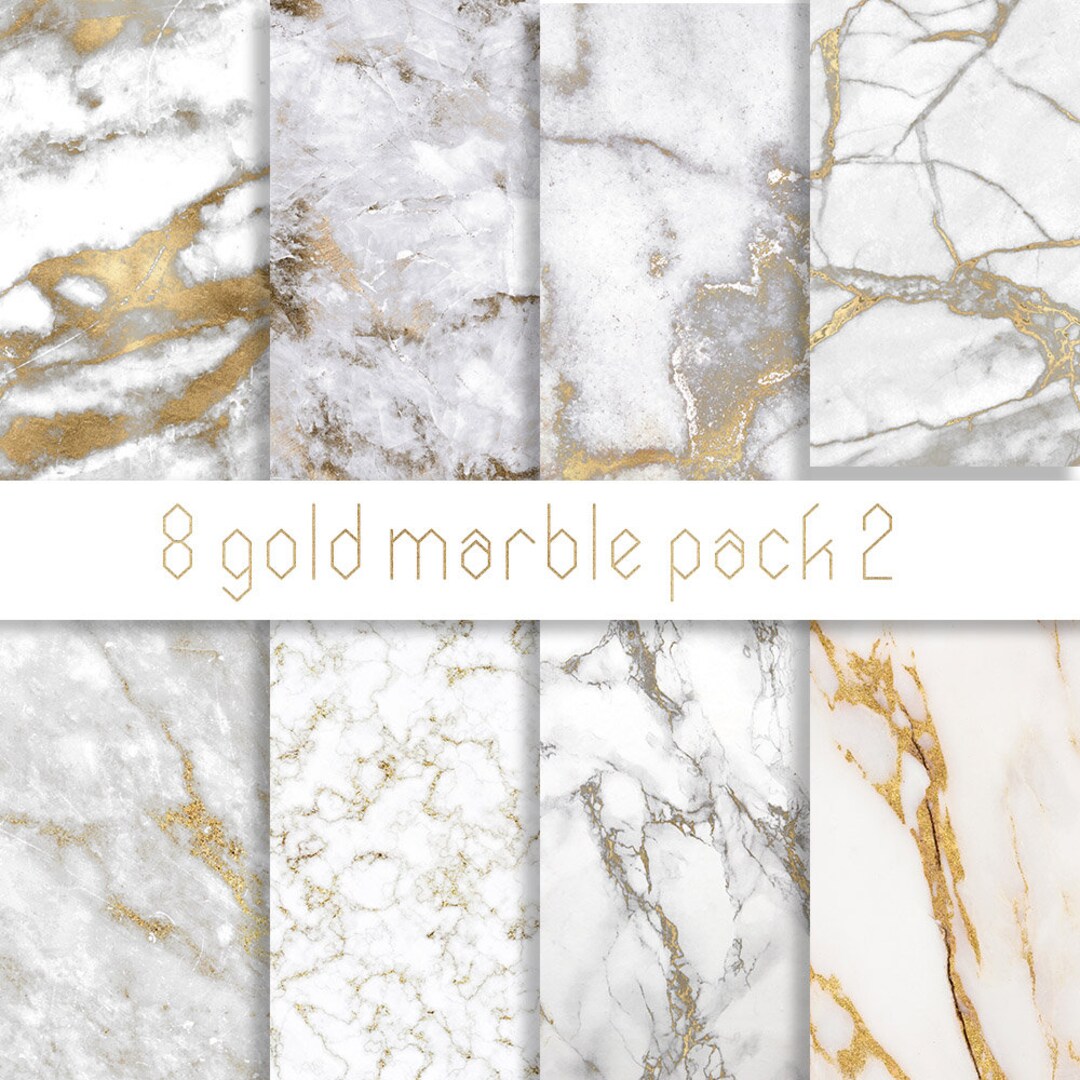 Gold Marble Digital Paper, Gold Marble Paper, Marble Paper, Marble ...