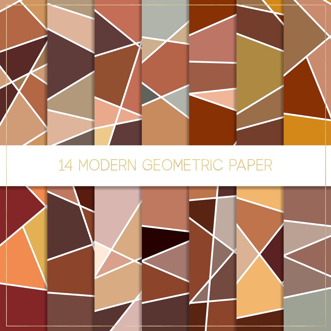 Modern Geometric Digital Paper, Abstract Background, Geometric Pattern ...