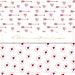 Red and White Hearts Digital Paper, Seamless Pattern, Valentine's Day ...