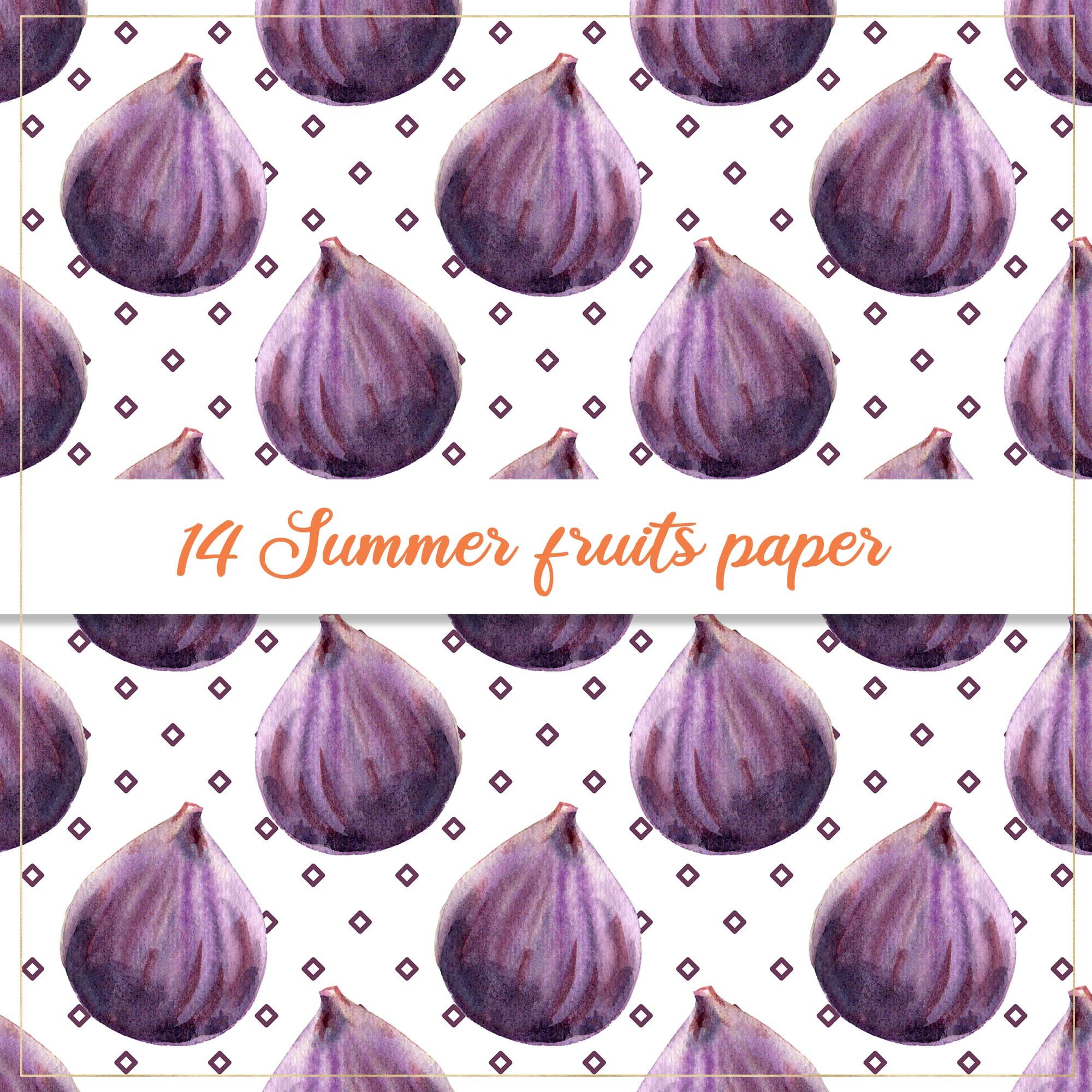 Summer Fruits Digital Paper Seamless Pattern Lemon - Etsy