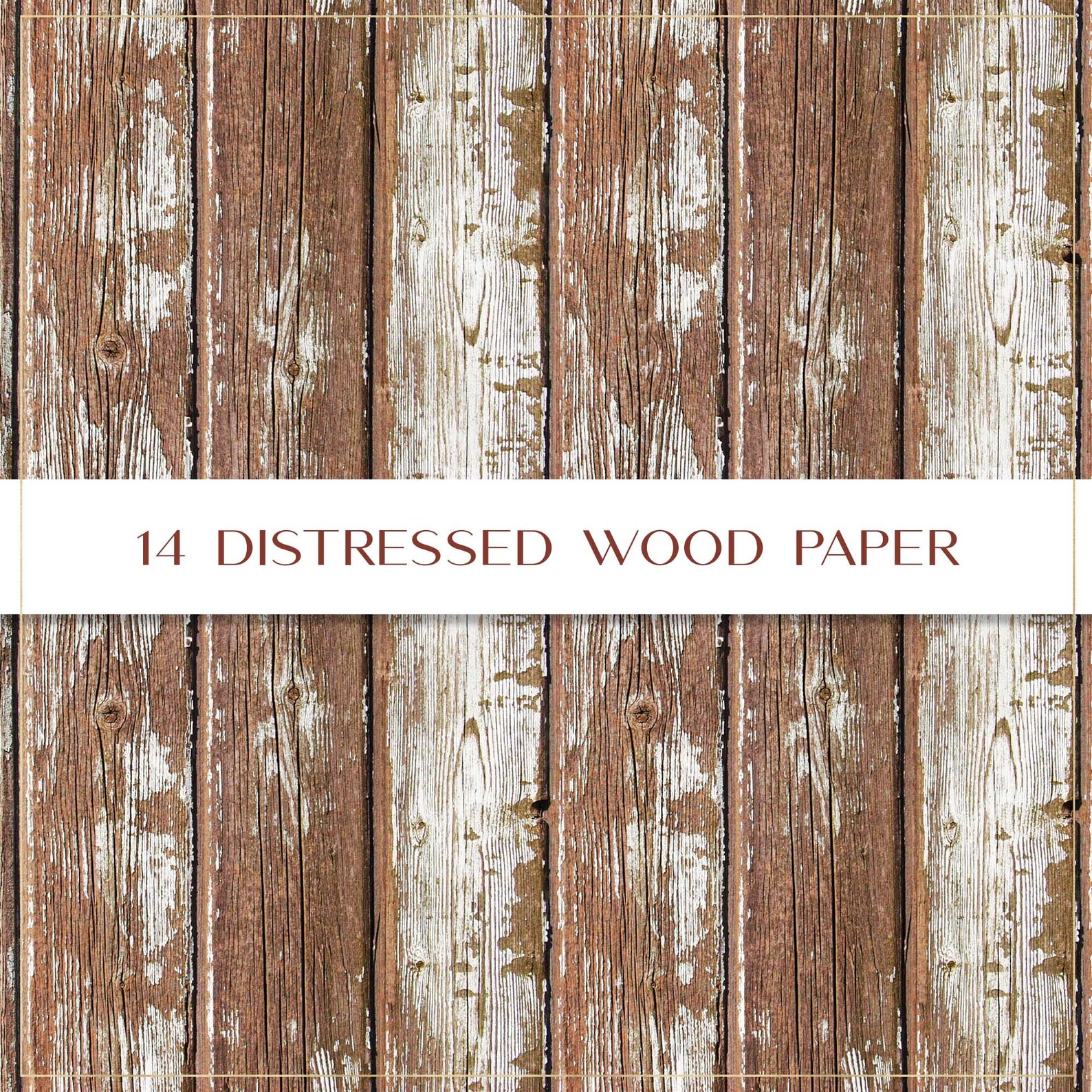 Distressed Wood Digital Paper, Rustic Wood Texture, Old Wood Paper ...