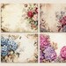 Vintage Floral Journal Pages, Printable Paper, Vintage Botanical ...
