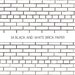 Black and White Brick Digital Paper, Brick Background, Distressed Brick ...