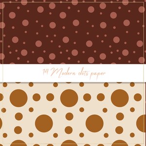 Modern Dots Digital Paper, Polka Dots Seamless Pattern, Confetti ...