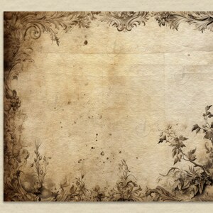 Vintage Empty Journal Pages, Printable Grunge Journaling, Ephemera ...