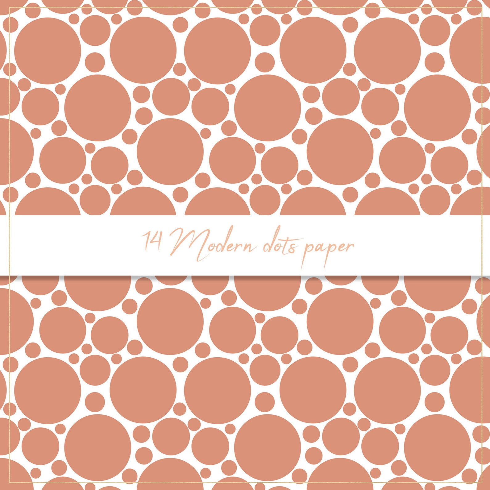 Modern Dots Digital Paper Polka Dots Seamless Pattern | Etsy