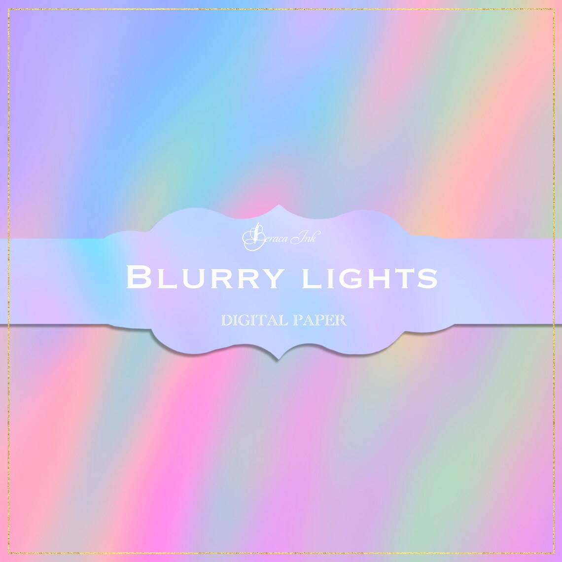 Blurry Lights Digital Paper Gradient Pattern Colorful - Etsy