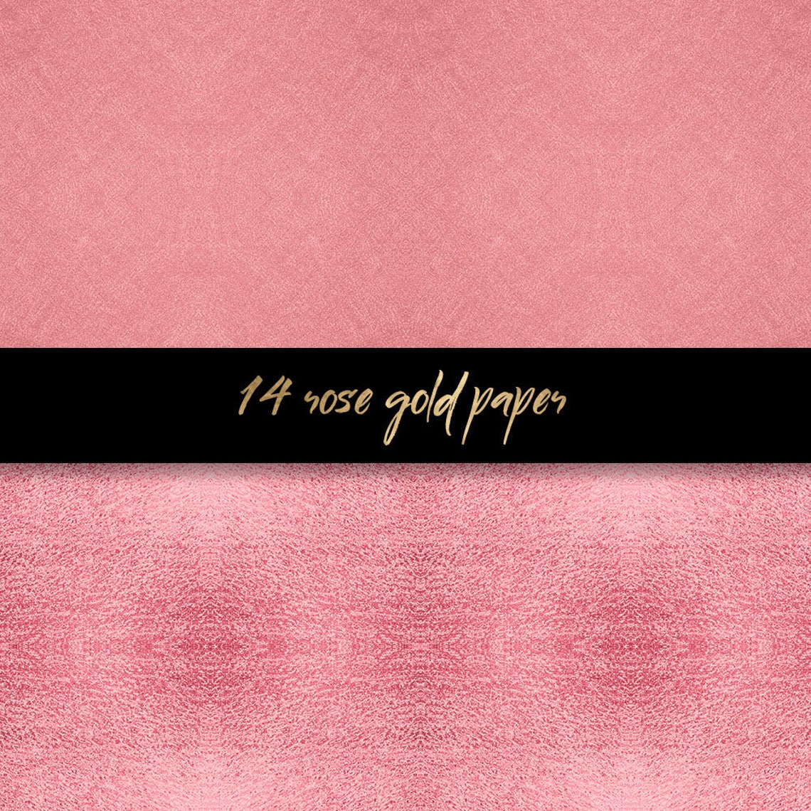 Rose Gold Digital Paper Rose Gold Backgrounds Rose Gold | Etsy
