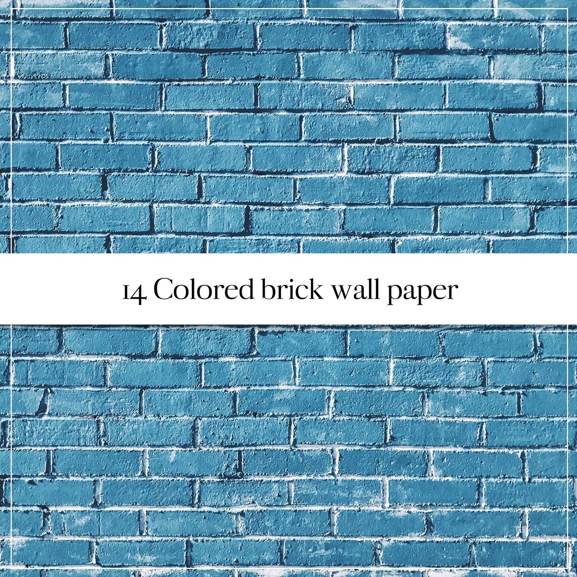 Colored Brick Wall Digital Paper Brick Background Red Brick | Etsy