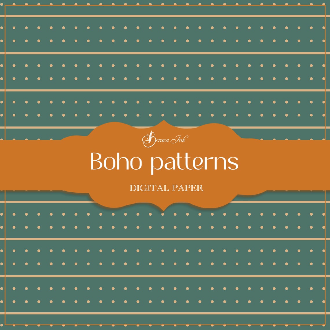 Boho Patterns Digital Paper Seamless Pattern Bohemian Paper | Etsy