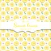 Summer Lemons Digital Paper Seamless Pattern Citrus Paper - Etsy