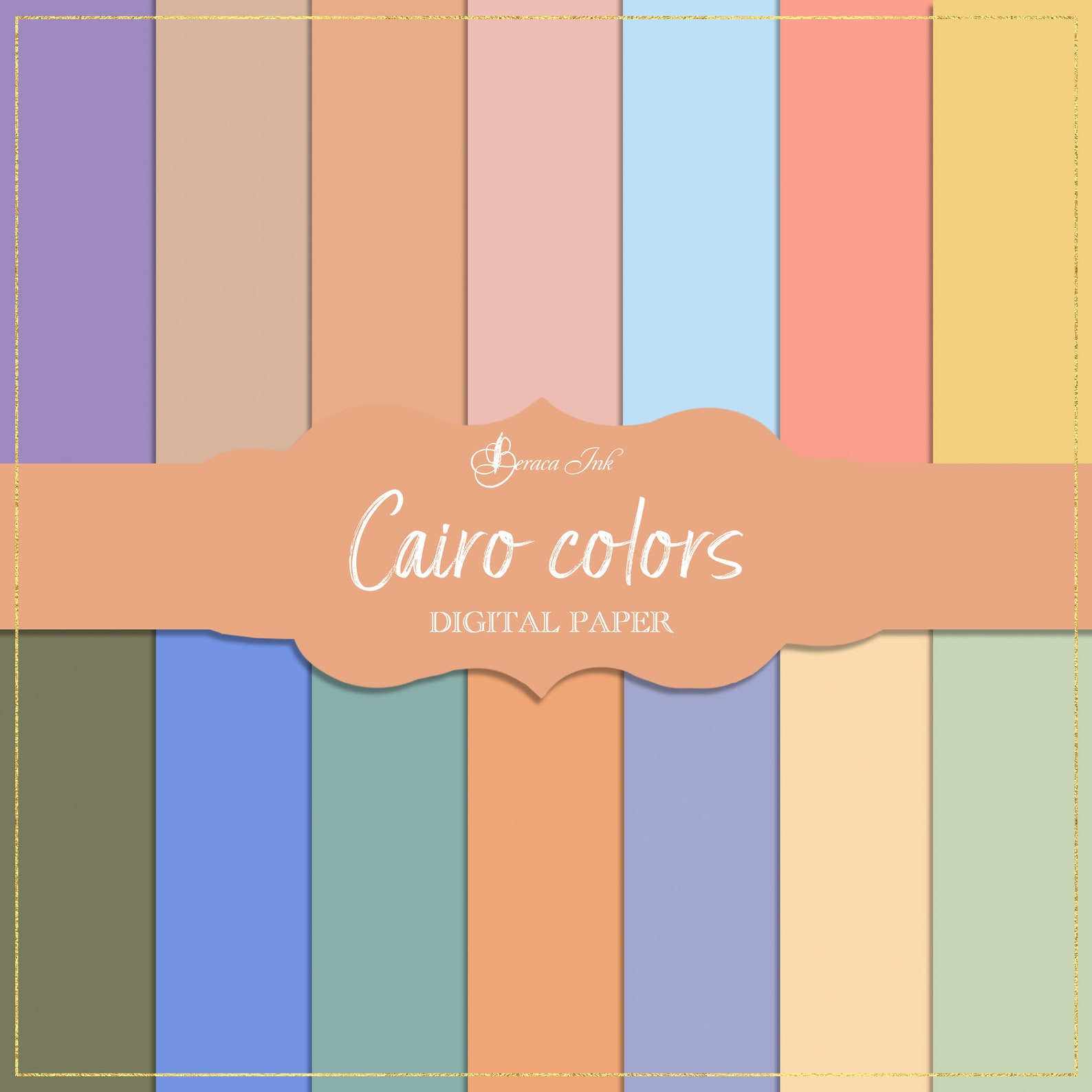 Solid Colors Paper BUNDLE, Digital Paper, Boho Wallpaper, Pastel ...