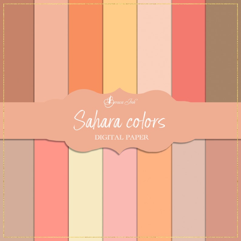 Solid Colors Paper BUNDLE Digital Paper Boho Wallpaper - Etsy