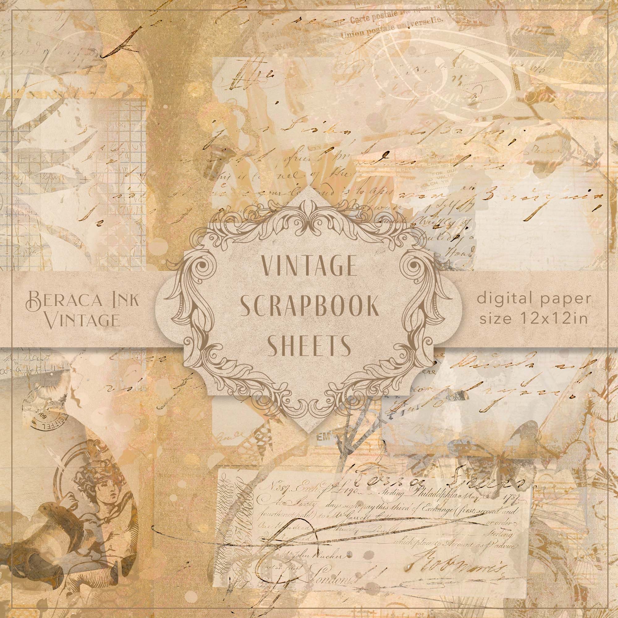 Vintage Scrapbook Paper Patterns