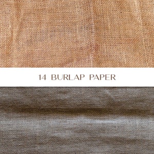 Burlap Digital Paper, Rustic Background, Natural Linen Texture, Rustic ...