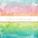 Rainbow Gold Stars Watercolor Digital Paper Gold Stars - Etsy