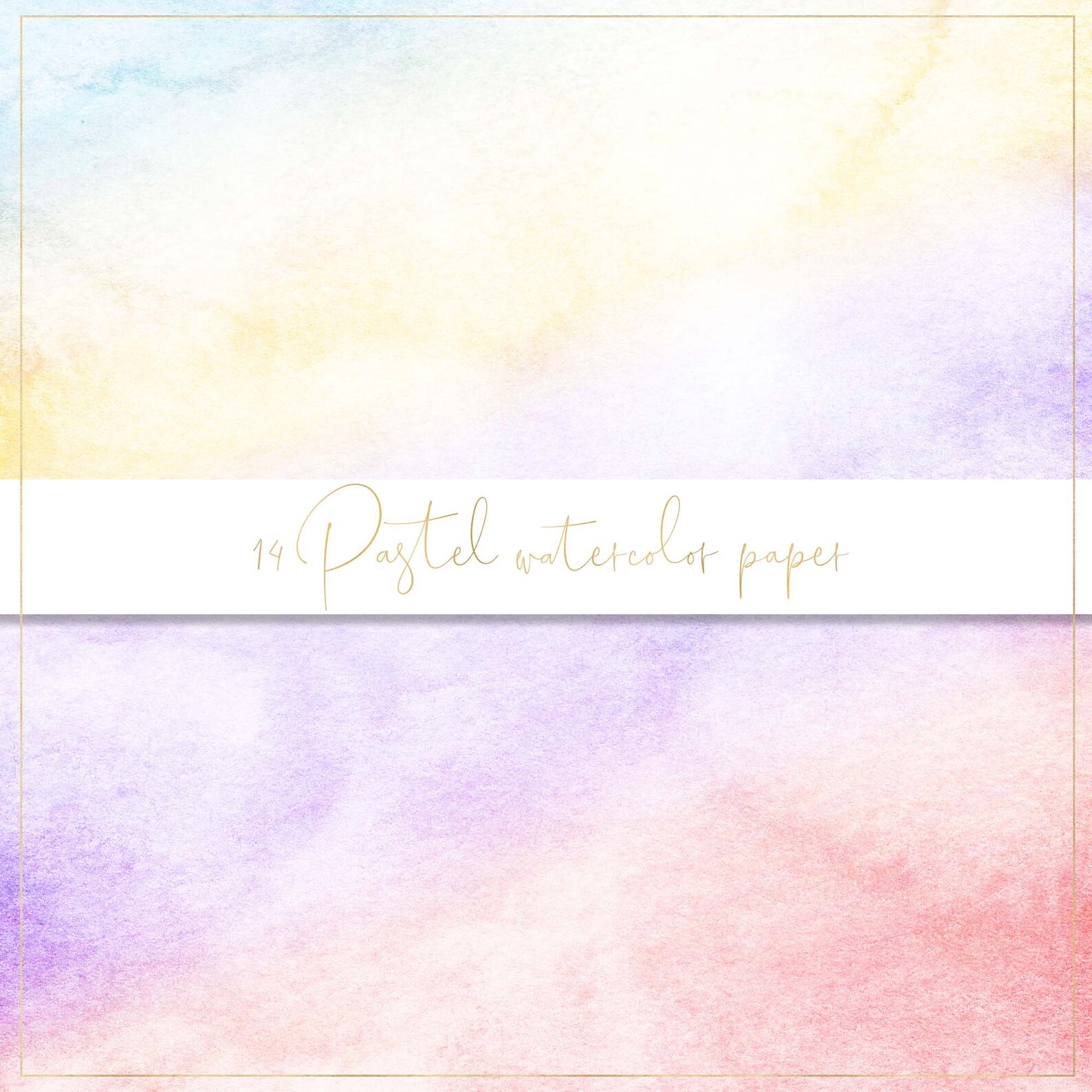 Pastel Watercolor Digital Paper Pastel Ombre Wallpaper - Etsy