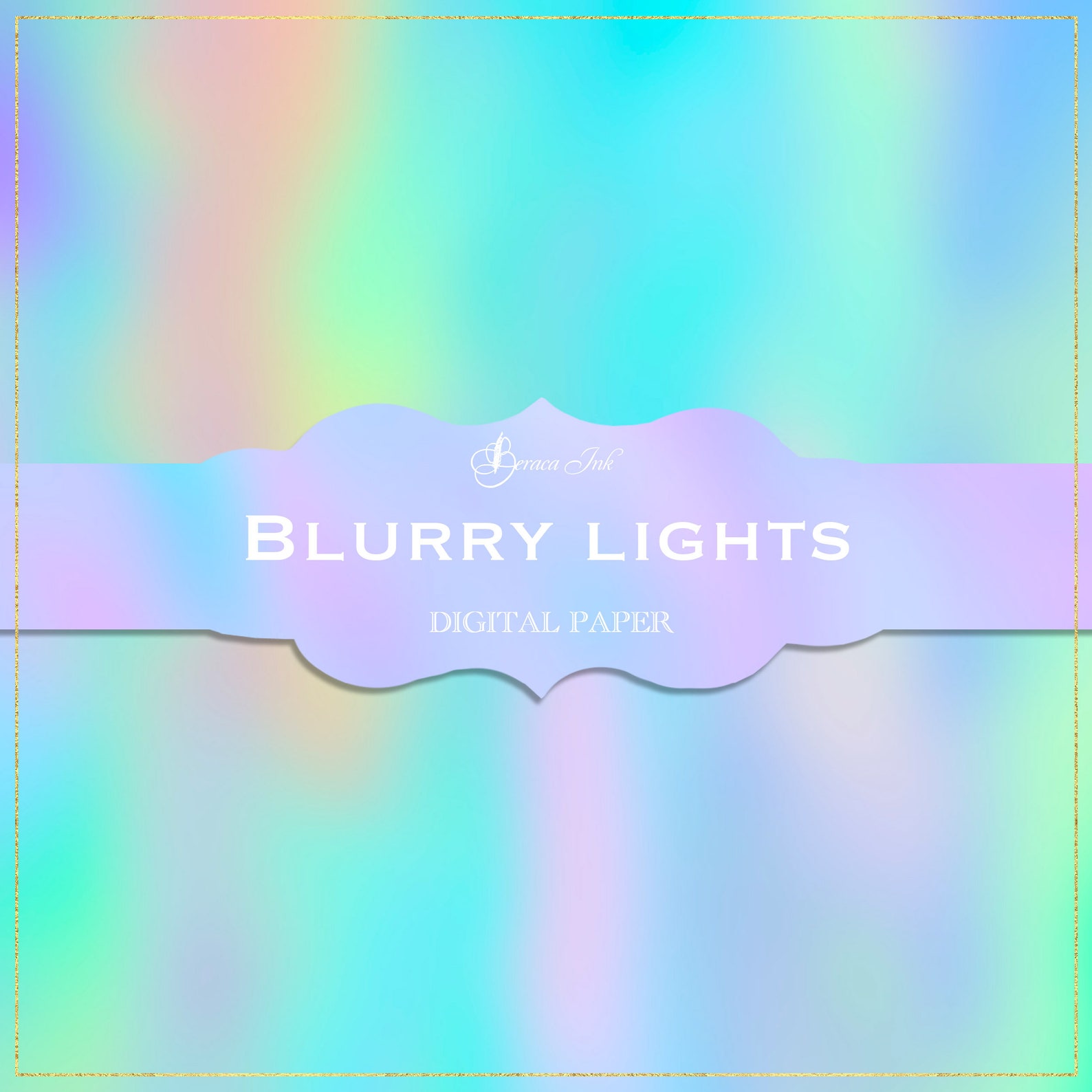 Blurry Lights Digital Paper Gradient Pattern Colorful - Etsy